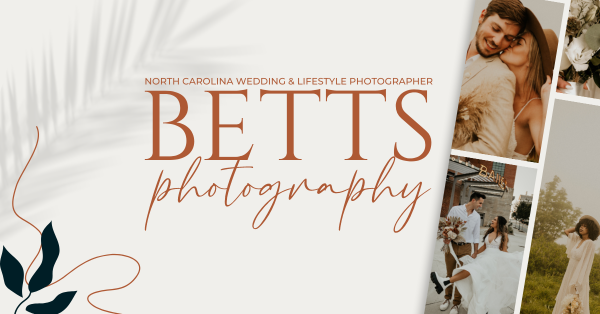 North Carolina Wedding Photographer + Videographer | Betts Photography
